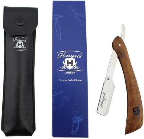 Cut Throat Razor-Professional Straight Edge with Wooden Handle razor ...