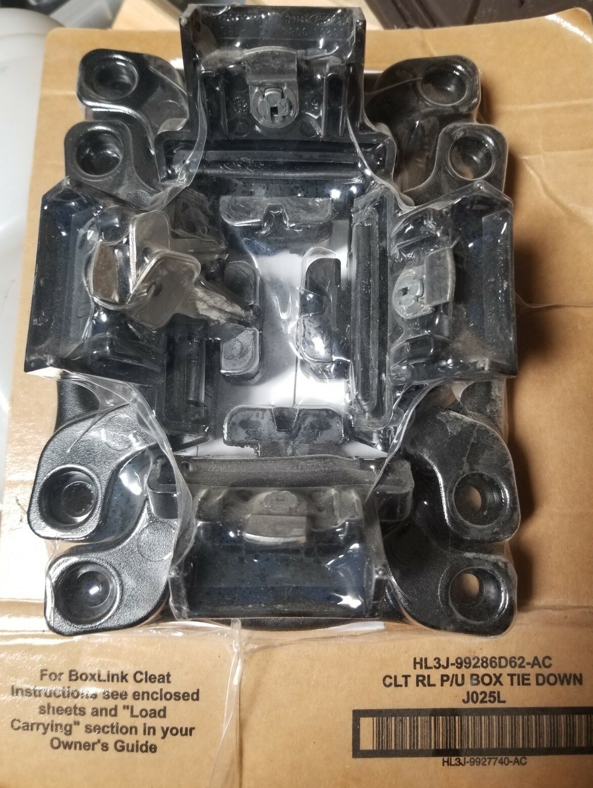 Ford F150 F250 CLT RL P/U Box Tie Down for BoxLink Cleats HL3J-99286D62 ...