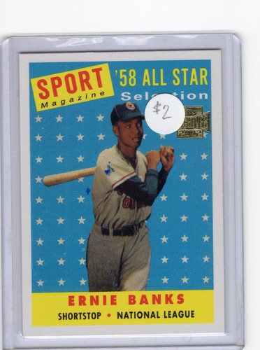 2002 Topps Archives Ernie Banks 1958 Topps All Star 185 | eBay