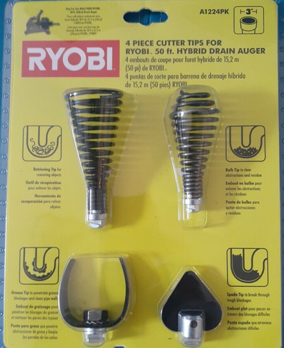 Ryobi A1224PK Set of 4 Cutter Tips for P4003 for sale online | eBay