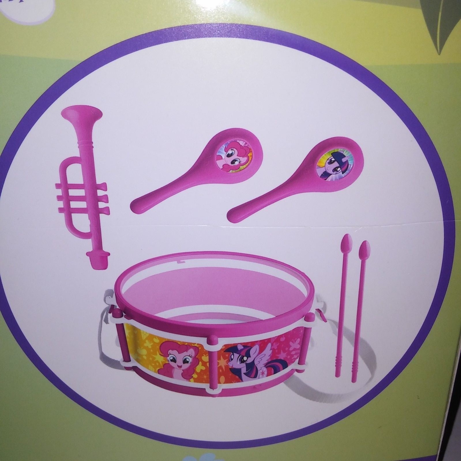 My Little Pony 6 Piece Drum Set Maracas Trumpet Kids Toys Music | eBay