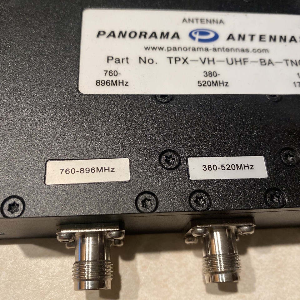 Panorama Antennas Duplexer Triplexer UHF VHF 700/800 MHZ Motorola ...
