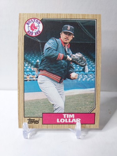 1987 Topps Baseball #396 Tim Lollar Boston Red Sox | eBay