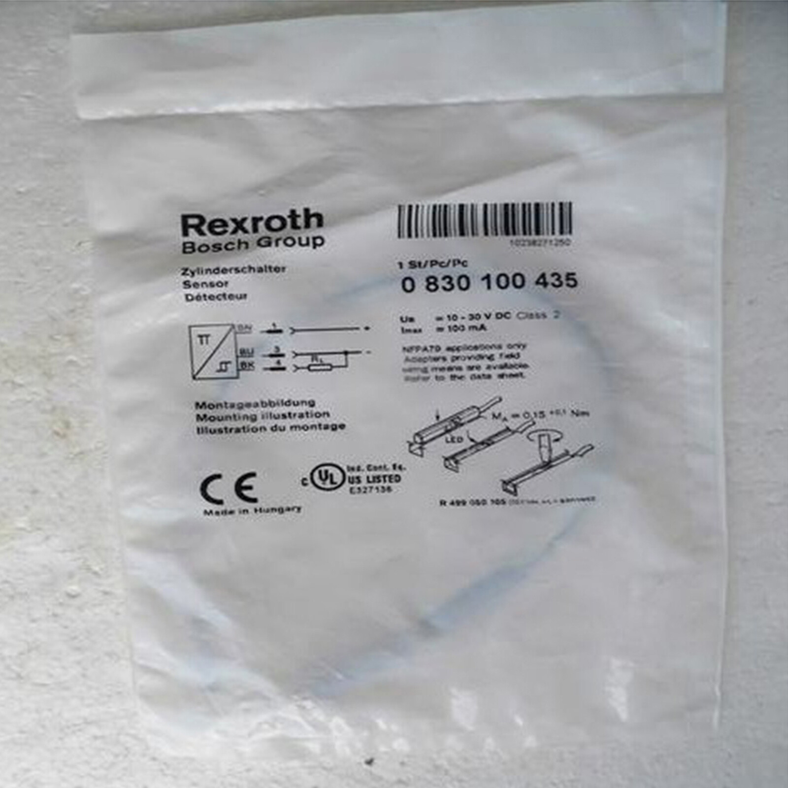 1PC new REXROTH Sensors 0830100435 Free shipping | eBay