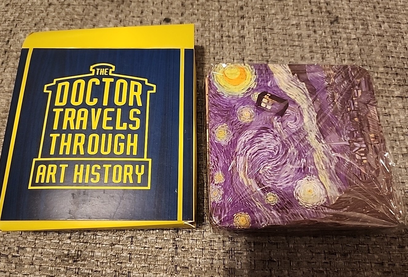 DOCTOR WHO COASTER SET OF 4, Doctor Travels Through Art History BRAND ...