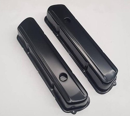 CHEVROLET BLACK ROCKER COVERS suit HQ LJ LX HT 350 383 HK MONARO DRAG ...