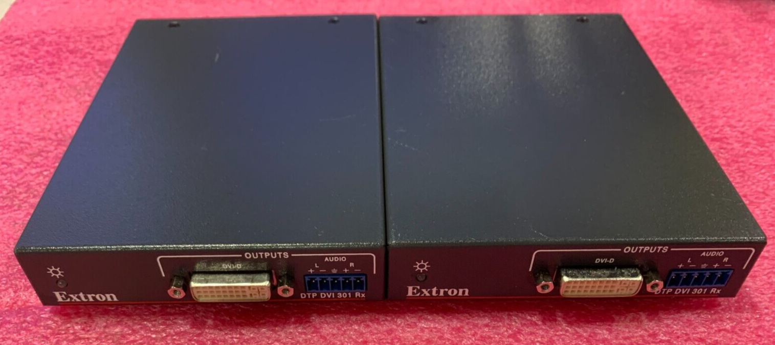 Extron DTP DVI 301 Rx Receiver Lot of 2 | HDBaseT Extender No PSU | eBay