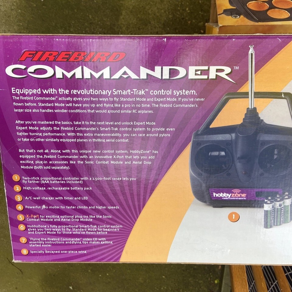 firebird commander radio controlled rc airplane | eBay