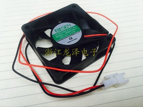 1PC BISEN BD6015M12 12V 0.15A cooling fan 2 pin 60X60X15mm | eBay
