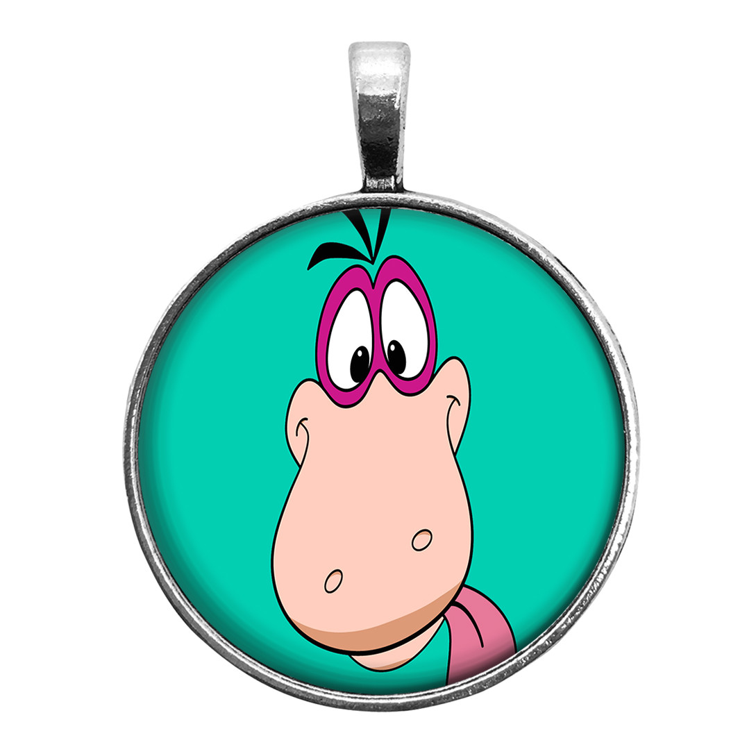 Dino Flintstone Key Ring Necklace Cufflinks Tie Clip Ring Earrings ...