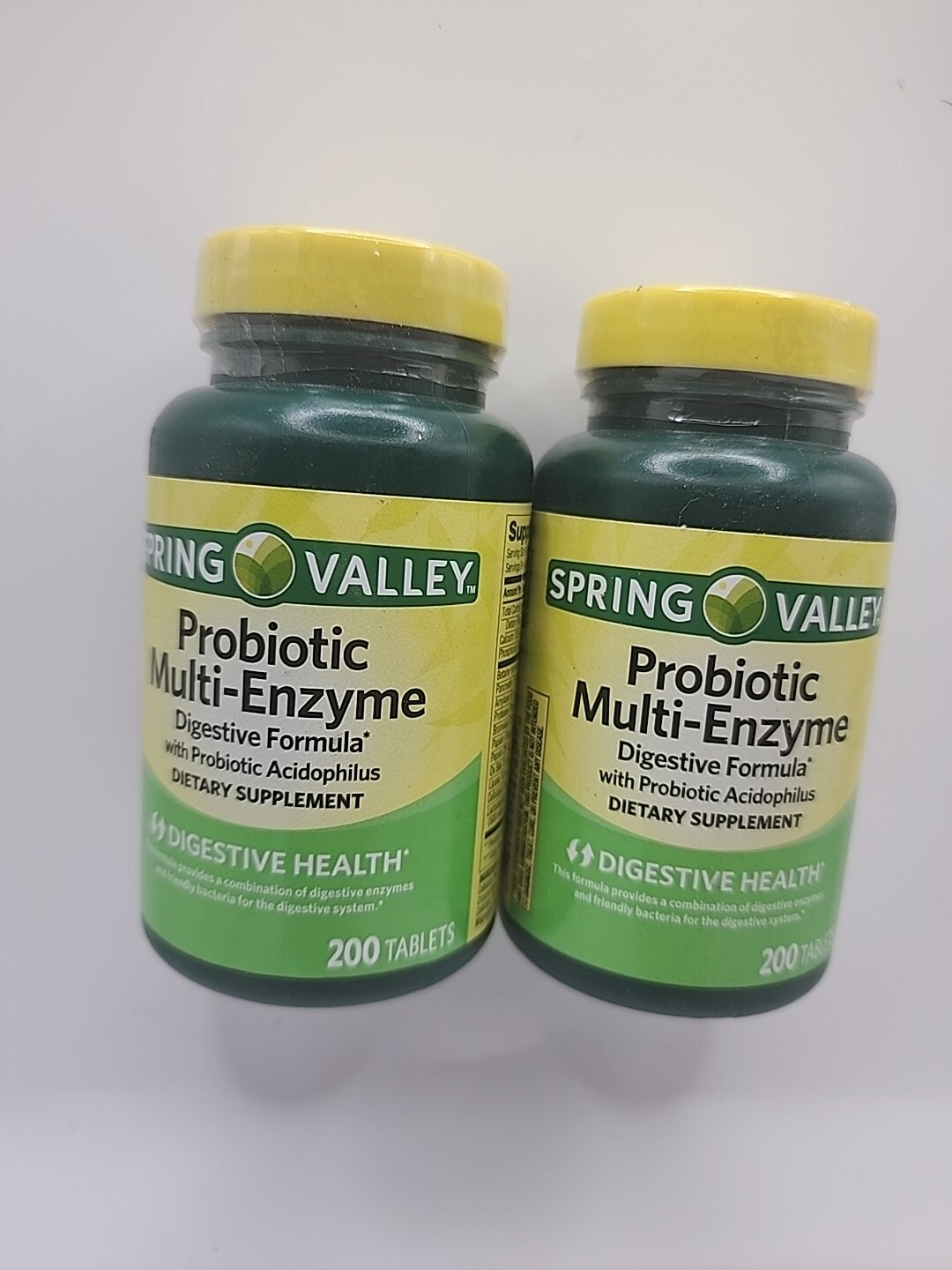 (2-Pack) Spring Valley Probiotic Multi-Enzyme Digestive Formula Tablet ...