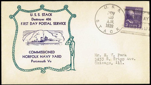 USS Stack DD-406 Naval Destroyer 1939 Atomic Bomb Tests see description ...