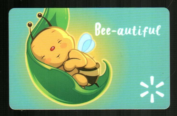 WALMART Bee-autiful, Sleeping Bee Baby ( 2022 ) Gift Card ( $0 ) | eBay