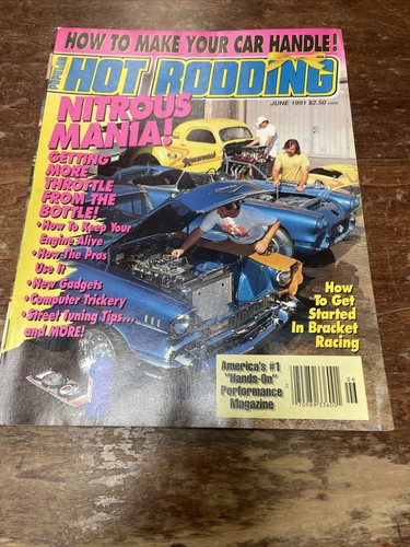 POPULAR HOT RODDING MAGAZINE JUNE 1991 NITROUS MANIA! | eBay