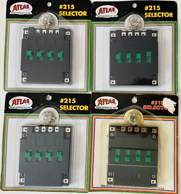 4 Atlas #215 Selector with 4 control switches, HO, N & O. SEE ...