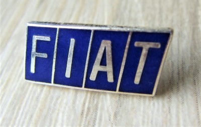 FIAT Pin / Pins: Logo - Schriftzug -- emailliert - edel | eBay.de