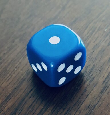 Machi Koro Legacy (Blue Die Dice) Official Extra/Replacement Game Piece ...