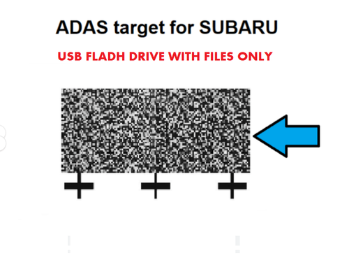 Subaru eyesight ADAS calibration target board-USB FLASH DRIVE ONLY | eBay
