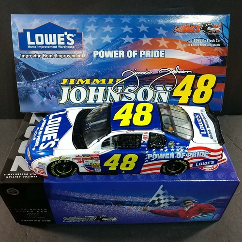 JIMMIE JOHNSON #48 Lowe's POWER OF PRIDE 2002 Monte Carlo 1:24 Action ...