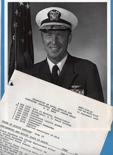 1984 Commodore Robert J. Kelly CNO OP-982 Washington DC Photo Document ...