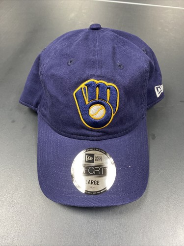 Milwaukee Brewers New Era Adult Large MLB Genuine Merchandise Cap | eBay