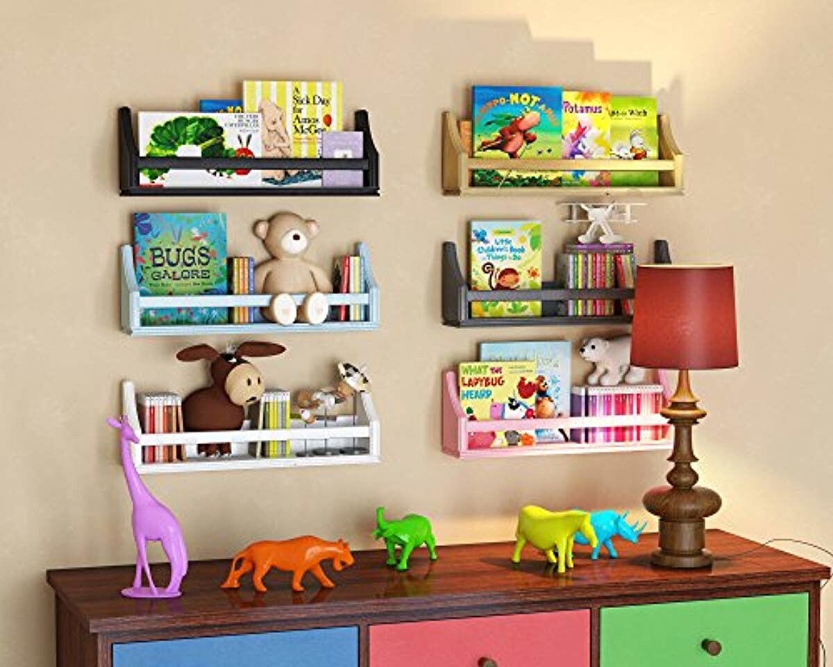 Wall Organizer For Kids Room Book Shelves Shelf and Storage Rack ...
