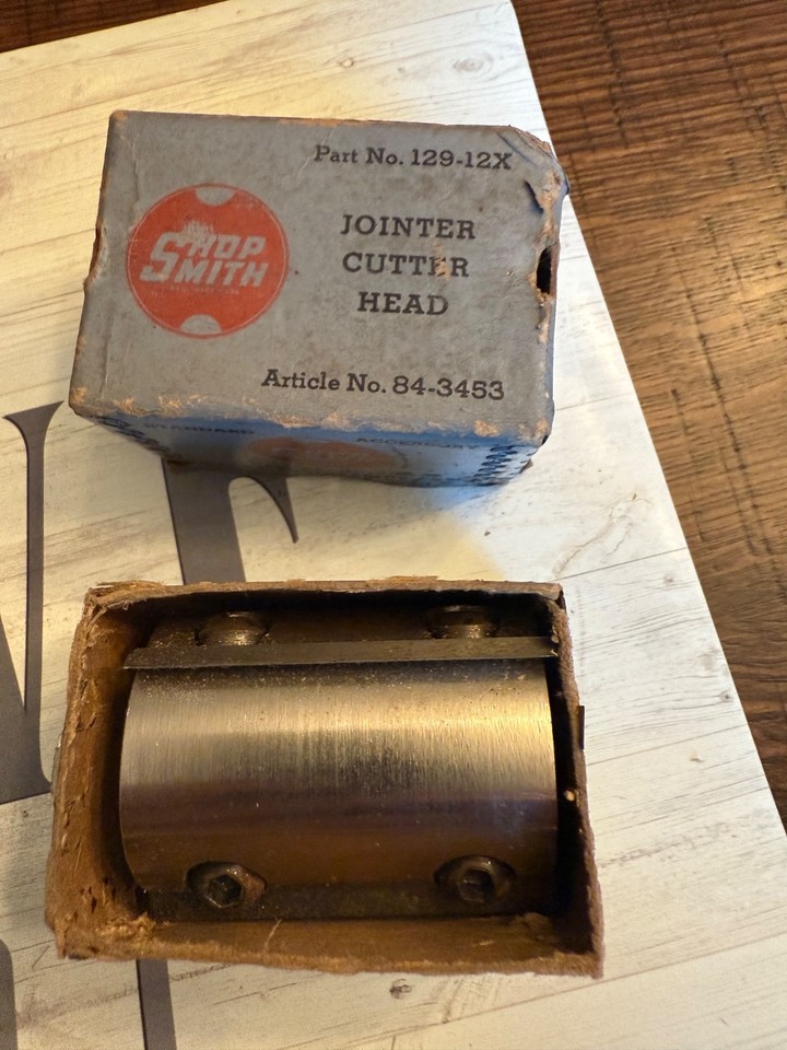 Shopsmith 10E 10ER OEM Jointer Cutter Head 2 1/2" Part 129-12 or 84 ...