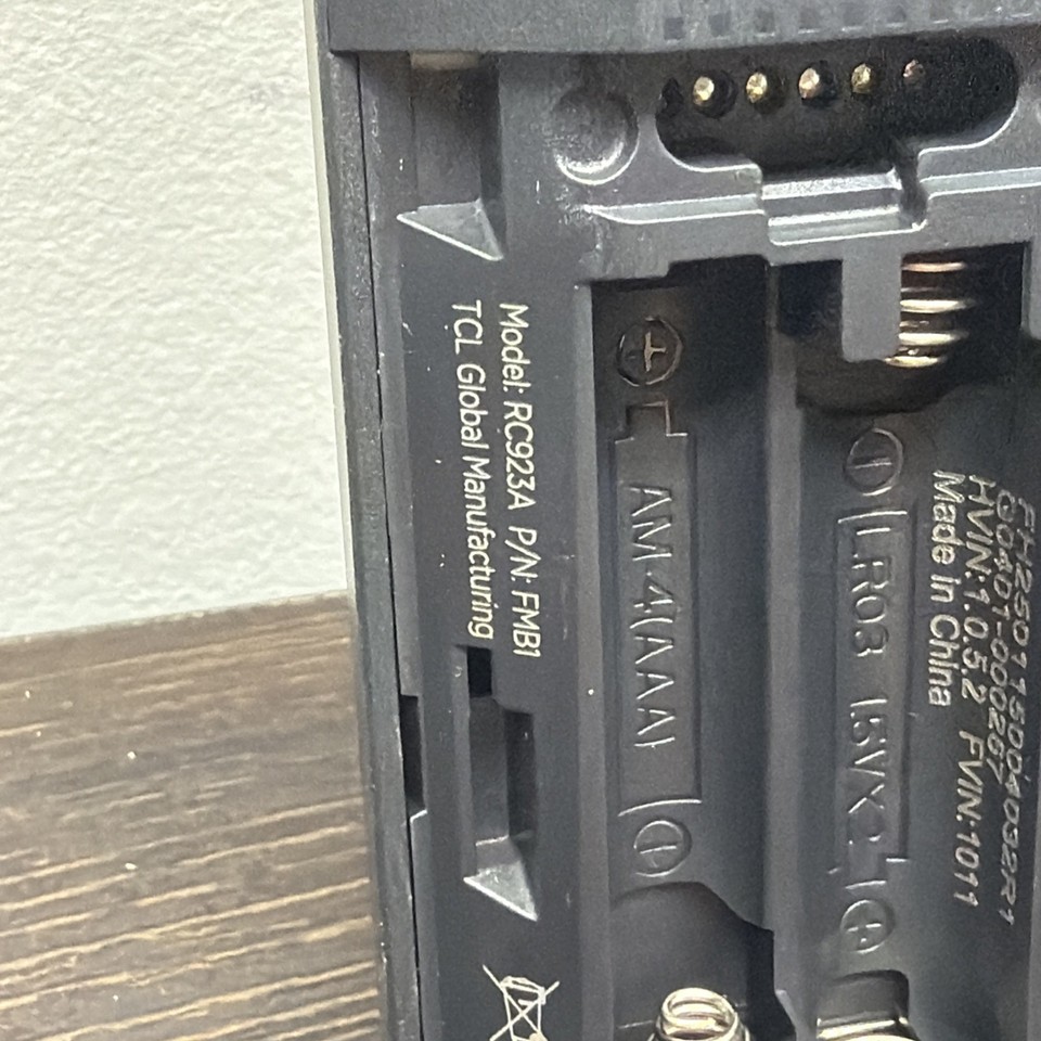 Used Genuine TCL RC923A FMB1 Smart TV Voice Remote w/ Netflix Youtube ...