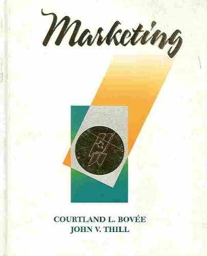 Marketing - Hardcover, by courtland-l-bovee-john-v-thill; John V ...