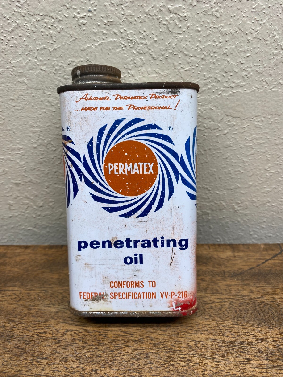 VINTAGE 1960 PERMATEX PENETRATING OIL TIN 8OZ. ~ NEARLY FULL ! | eBay