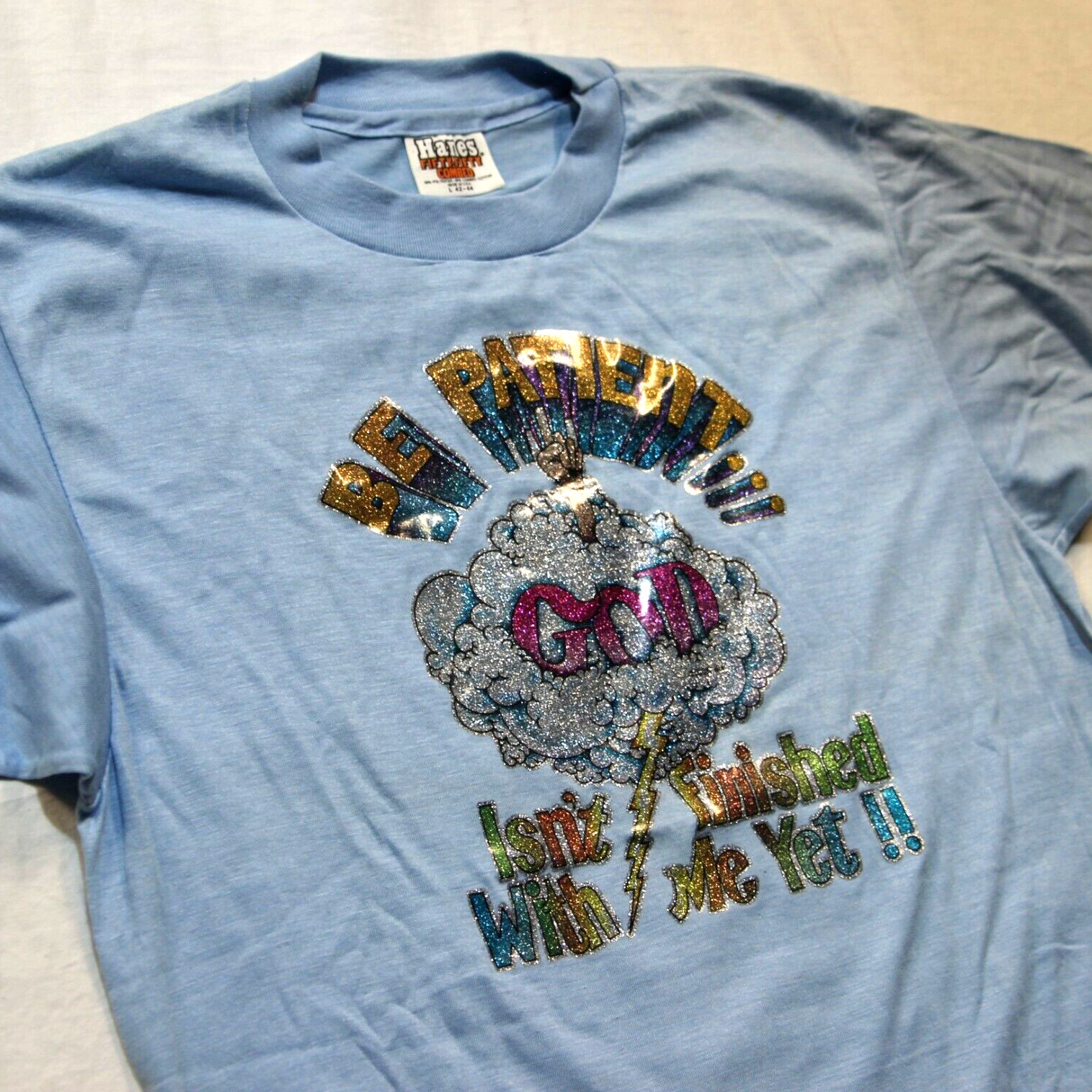 VTG 70s God / Jesus Tee 1978 ROACH Iron On Hanes 50/5… - Gem