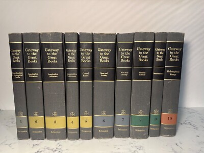 1963 Gateway To The Great Books Complete 10 Volume Set Encyclopedia ...