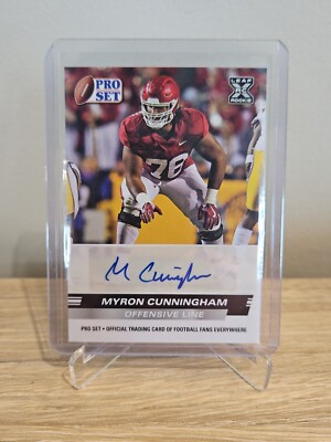 2022 Leaf Pro Set Myron Cunningham XRC Rookie Autograph Auto RC #PSA ...