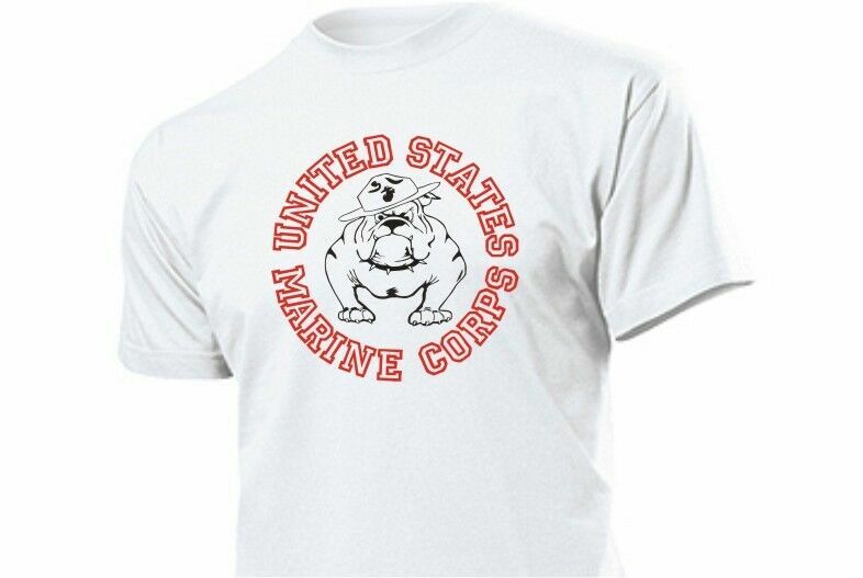 United States Marine Corps T-Shirt Bulldogge US Army Drill Instructor ...