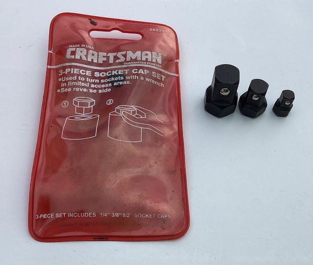 Craftsman 3-piece Socket Cap Set 43303 for sale online | eBay