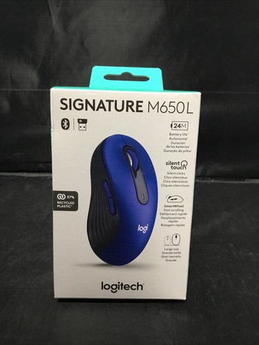 Logitech Signature M650 L Full-size Wireless Scroll Mouse (910-006232 ...