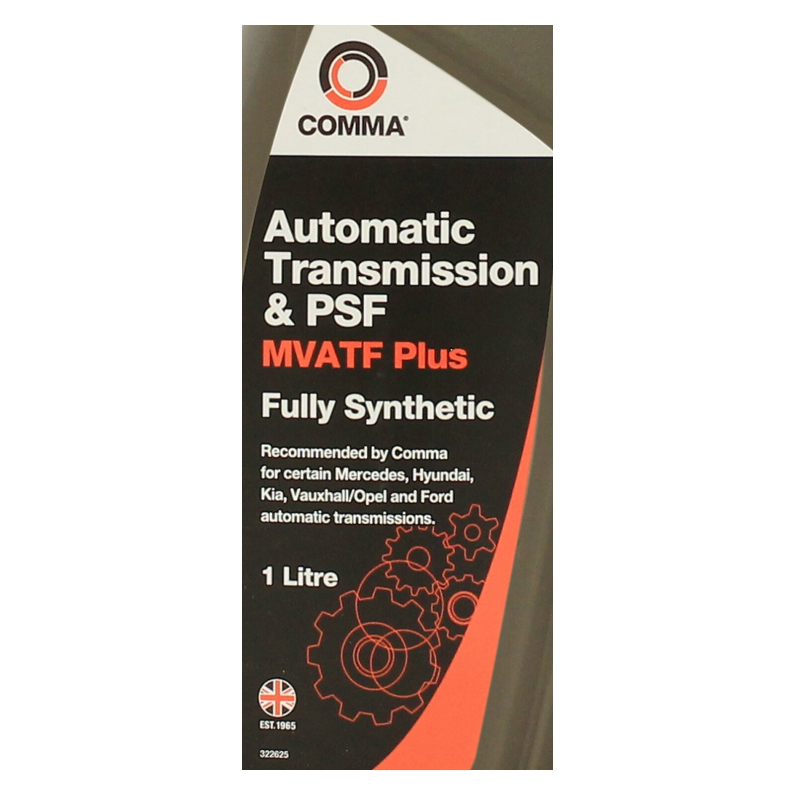 Comma MV ATF Plus Automatic Transmission Power Steering Fluid - 1 Litre ...