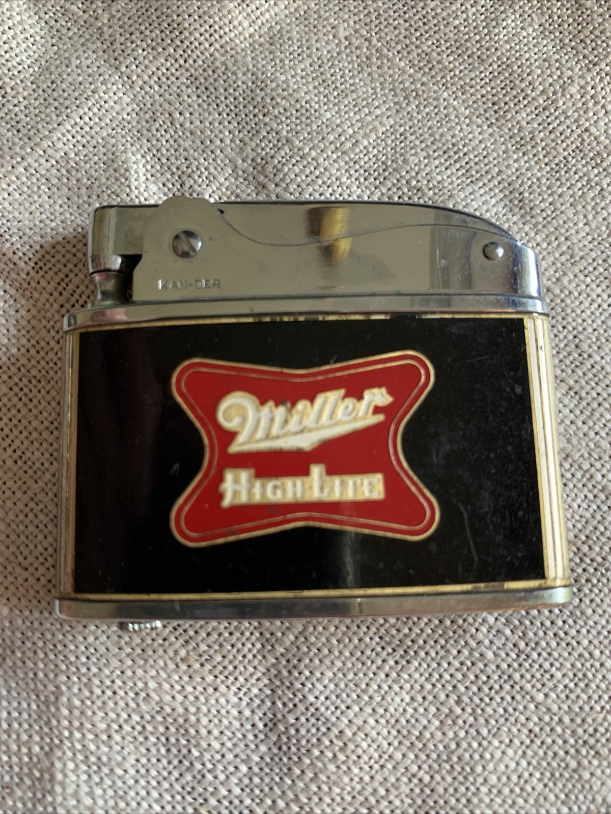 Vintage Miller High life Lighter Kan- Der Japan Better Brands Of New ...
