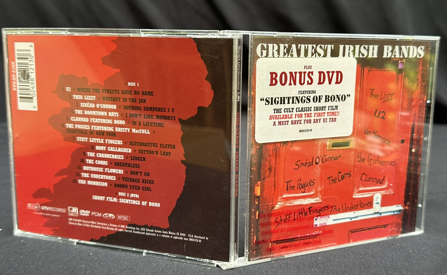 Greatest Irish Bands by Various Artists (CD + Bonus DVD, 2004 ...