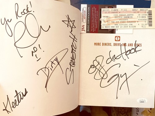 Guy Fieri & Kulinary Krew signed autographed Diners Drive-Ins Dives DDD ...