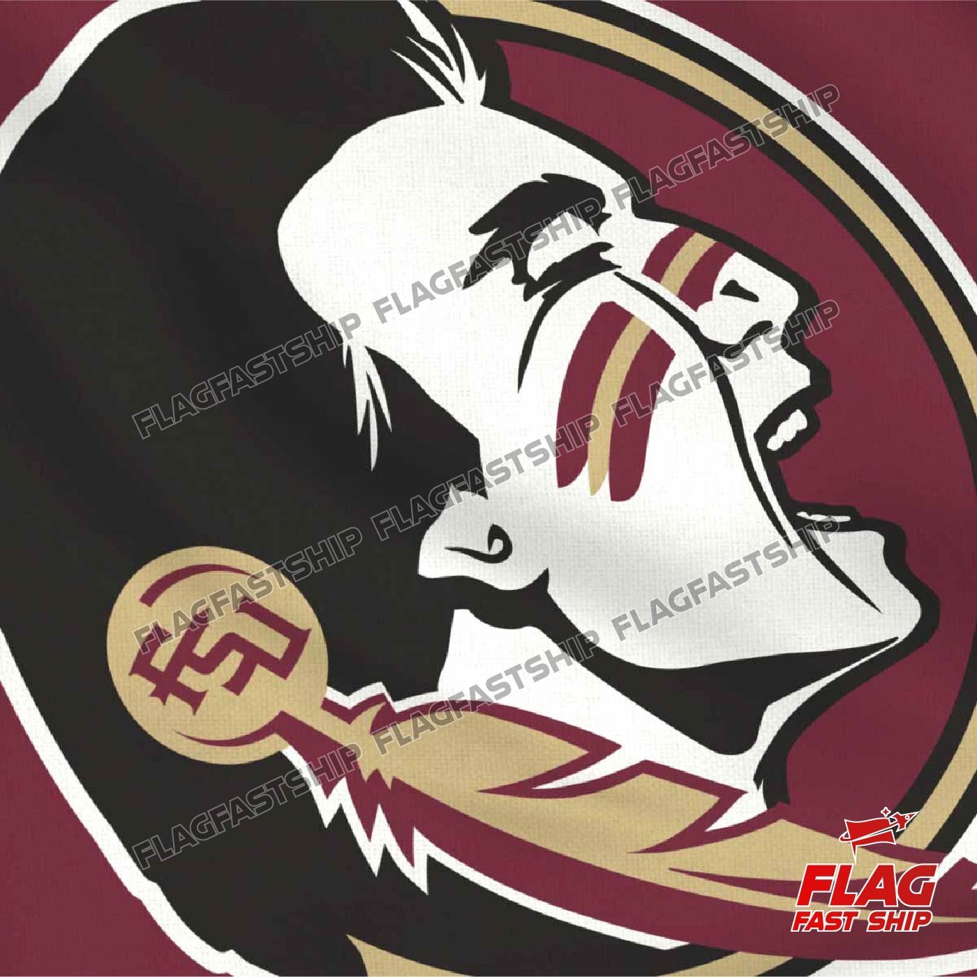 Florida State Seminoles Flag 3x5 FT Banner NCAA Football Banner FREE ...