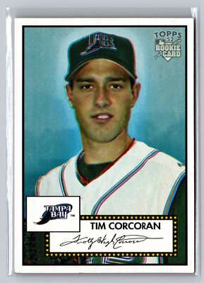 Tim Corcoran 2006 Topps '52 Rookies BASEBALL #230 Tampa Bay Devil Rays ...
