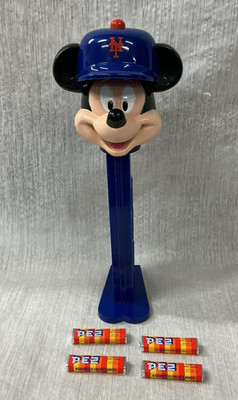 Large-Scale Disney Mickey Mouse PEZ Dispenser MLB Baseball Blue New ...