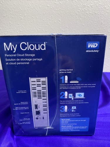 Western Digital WD My Cloud 1TB Gigabit Ethernet HDD WDBCTL0010HWT-NESN | eBay