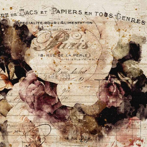 A4 Paper Decoupage FRENCH FLORAL Vintage Decoupage Queen Same Day ...