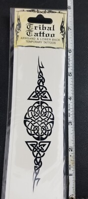 Tribal Temporary Tattoo Waterproof Viking Totem EMO Goth Punk Celtic ...