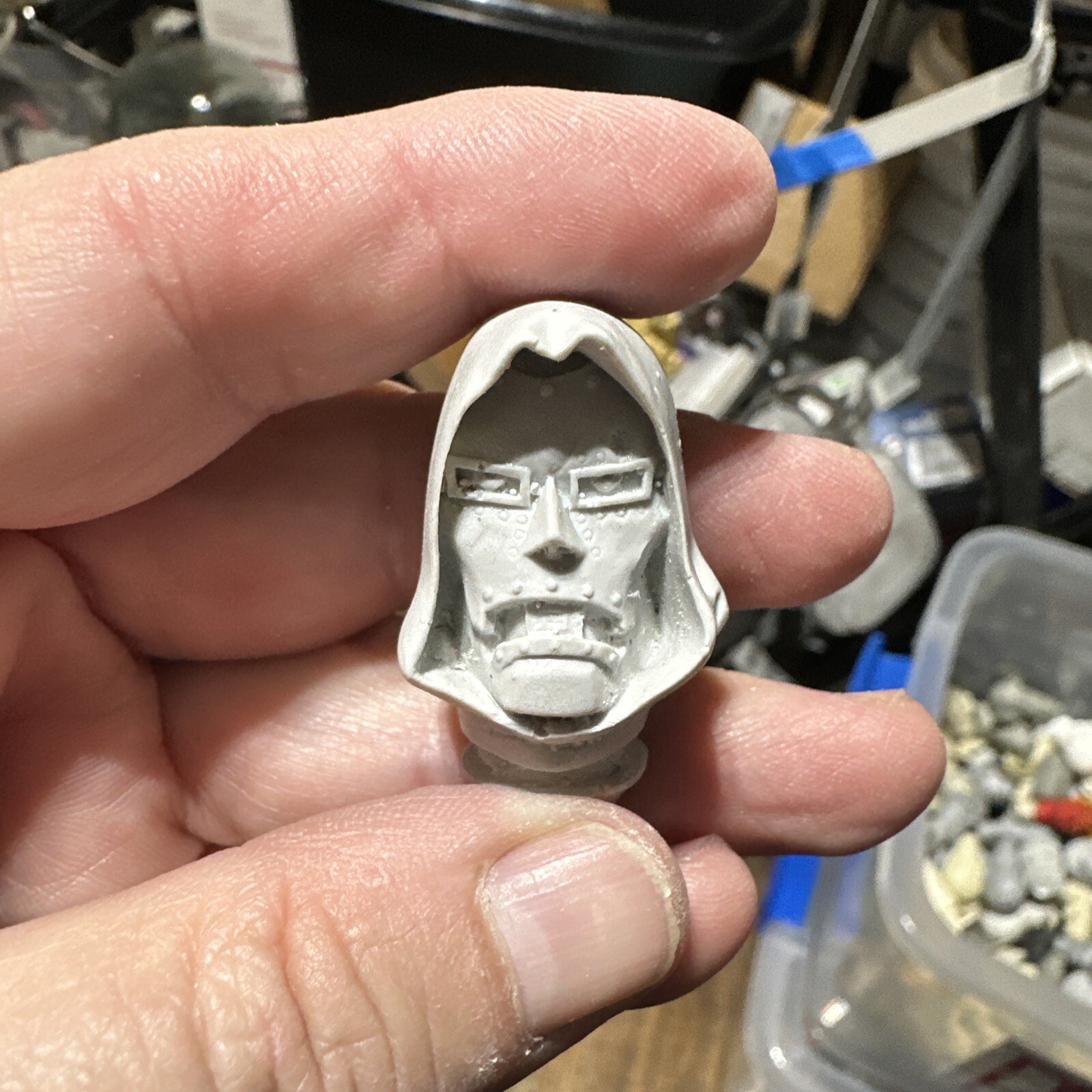 Mego FTC Zica Retro Custom Marvel Doctor Doom Head 8” Size 1/9 ...