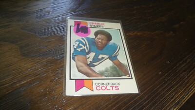 1973 TOPPS # 516 CHARLIE STUKES FOOTBALL CARD | eBay