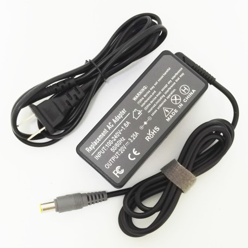 20v 65W AC Adapter Charger Power Supply Cord For LENOVO Thinkpad 300 ...