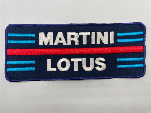 Martini Lotus Racing Vintage Big Patch 9 3/4 NOS Formula 1 Rally Hot ...